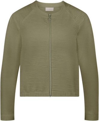 Betty Barclay Sweatjacke Damen mit Rippenstruktur