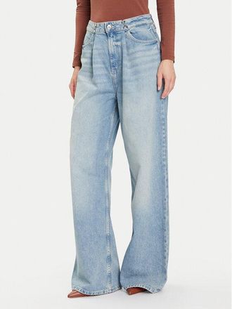 Guess Jeans W5BA3T D0742 Blau Wide Leg