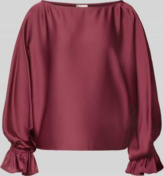 Vera Mont Blusenshirt aus Satin mit Rundhalsausschnitt