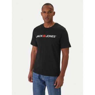 Jack & Jones Jack & Jones T-Shirt Jjecorp Logo 12137126 Schwarz Slim Fit