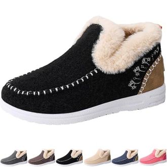 Generic Bottes orthop&eacute;diques confortables en polaire pour homme et femme - Doublure en peluche chaude - Antid&eacute;rapantes - Bottes d&eacute;contract&eacute;es l&eacute;g&egrave;res et chaud