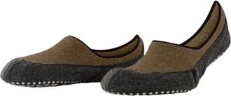 Falke Cosyshoe Invisible M HP Laine Picots sur la Semelle Chaussettes stoppeurs, Beige Wood 4241, 43/44 EU Homme