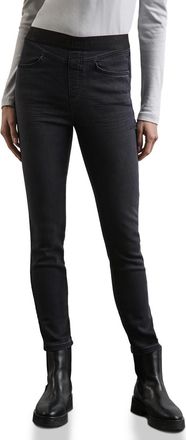 Street One Damen A377771 Denim Thermo Jeggings,Grau,34