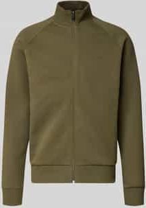 HUGO BOSS Sweatjacke mit Logo-Pr&auml;gung