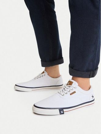 Beverly Hills Polo Club Sneakers aus Stoff CWBEO-DALSTON-01 Wei&szlig;