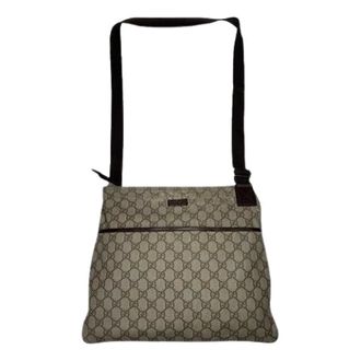 Gucci Sac bandouli&egrave;re en cuir Pre-owned - Femme - Pre-owned - Beige - Taille: ONE Size