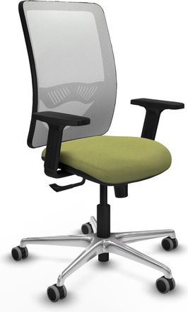 Piqueras y Crespo Zulema Stuhl mit verstellbarer Lendenwirbelst&uuml;tze mit 2D-Armlehnen, ausgestattet mit 3 Positionen und Schneideschaum, mit Rollen von 65 mm, Parkett, W