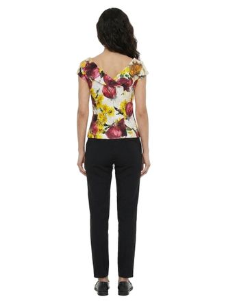 Dolce & Gabbana Womens Multicolor Cotton Pattern Shirt