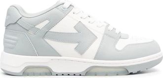 Off-white Homme, Chaussures, Blanc, Taille: 41 EU Baskets en Cuir avec Logo Fl&egrave;che