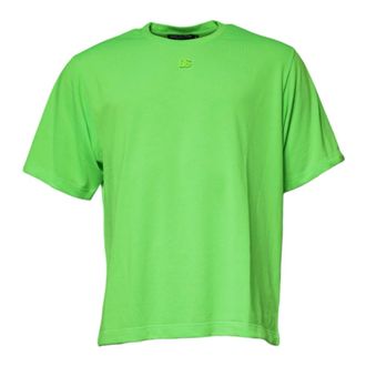 Dolce & Gabbana Homme, Tops, Vert, Taille: 2XL Magnifique T-shirt &agrave; Manches Courtes et Col Rond