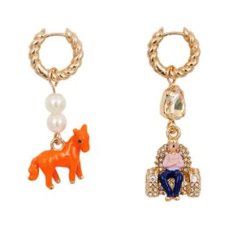 Essentiel Femme, Accessoires, Multicolore, Taille: ONE Size Jessika Earrings