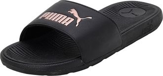 Puma Puma Cool Cat 2.0 Wns Slide Sandalen für Damen, Puma Schwarz-Roségold, 4 UK