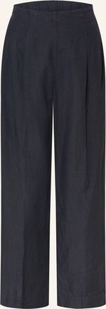 120% Lino 120%Lino Marlenehose Aus Leinen blau