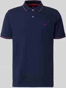 Fynch-Hatton Regular Fit Poloshirt mit Label-Stitching