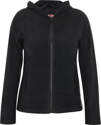 Mymo Fleecejacke Damen schwarz
