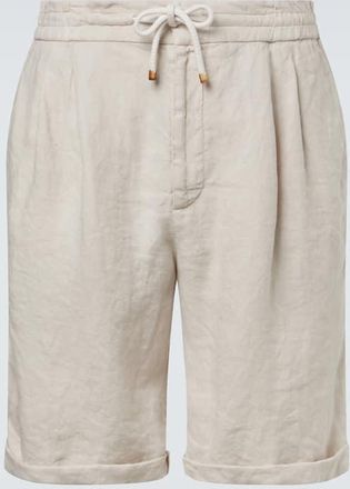 Brunello Cucinelli Bermuda en lin