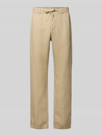 GANT Regular Fit Leinenhose mit elastischem Bund