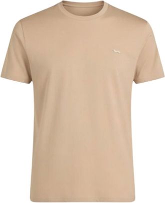 Harmont & Blaine Homme, Tops, Beige, Taille: L T-shirt Premium en Coton