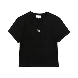 Maison Kitsun&eacute; Damen, Oberteile, Schwarzk, XSGr&ouml;&szlig;e