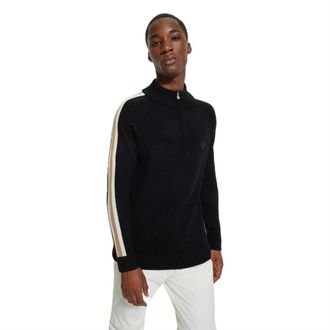 HUGO BOSS Pullover f&uuml;r Herren, Regul&auml;r, Raglan&auml;rmel (Schwarz)