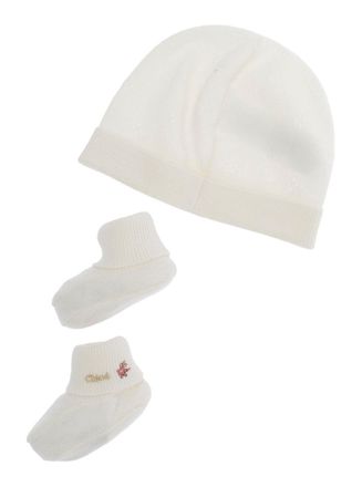 Chlo&eacute; Wool-Cashmere Knit Knit Set - White