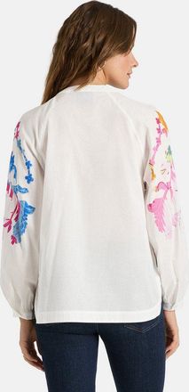 Lieblingsst&uuml;ck Langarmbluse RoalieL mit floralen Details