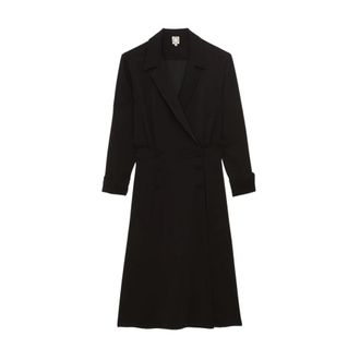 Ines De La Fressange Namo Wickelkleid - - Dresses - Damen - Schwarzk - M