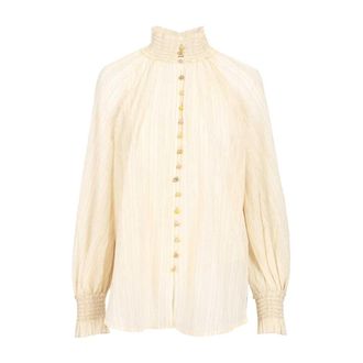 Zimmermann Aster Blouse - - Blouses & Shirts - Damen - Beige - S