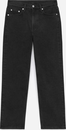 Arket JADE Cropped Slim Jeans -Schwarz