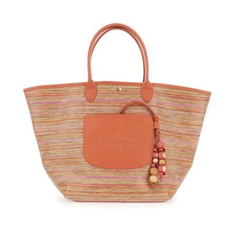 Longchamp Le Panier Pliage Rainbow Basket Bag - Femme - Sacs - Orange - Taille: ONE Size