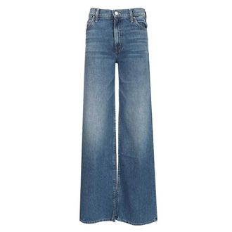 Mother The Rerun Zip Sneak Jeans - - Jeans - Damen - Blau - W25