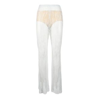 Patrizia Pepe Weite Hosen - - Trousers - Damen - Wei&szlig; - XL