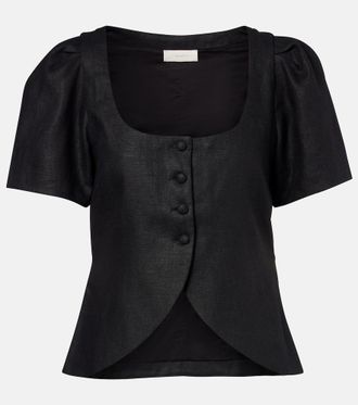 Faithfull The Brand Top Emma aus Leinen