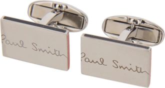 Paul Smith Homme, Accessoires, Gris, Taille: ONE Size Artist Edge Cufflinks