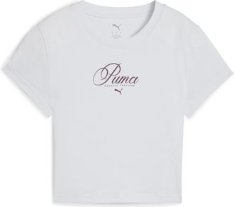 Puma Graphic Script Baby T-Shirt Damen, Kleidung, Grau, L