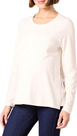 Amazon Essentials Damen Still-T-Shirt, Elfenbein, S