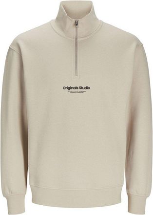 Jack & Jones Sweater Sweat Quarter Zip mit halbem Rei&szlig;verschluss