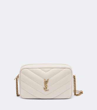 Saint Laurent Sac &agrave; bandouli&egrave;re Loulou Medium en cuir