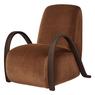 Ferm Living Fauteuil en velours Buur Ferm Living