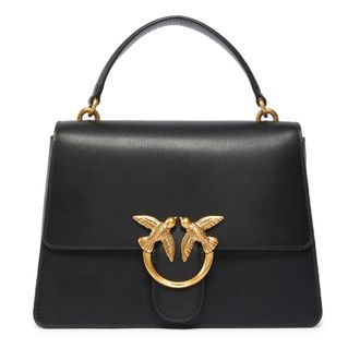 Pinko Love One Top Handle Classic Li, Damentasche, Einheitsgr&ouml;&szlig;e, Z99q_schwarz-antique gold, Einheitsgr&ouml;&szlig;e