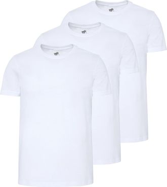 Polo Sylt T-Shirts im 3er Pack mit Rundhals-Ausschnitt