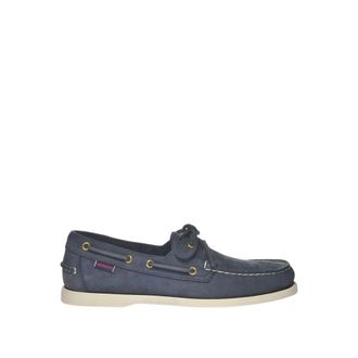 Sebago Homme, Chaussures, Bleu, Taille: 45 EU Docksides Portland Nubuck