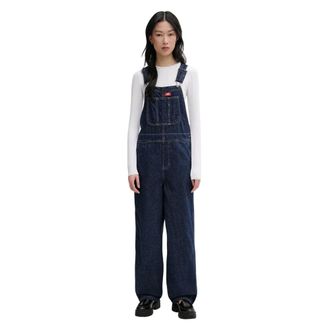 Dickies Salopette ample en denim - Femme - Combinaisons et Ensembles - Bleu - Taille: 38 FR