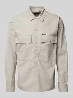 Santa Cruz Regular Fit Freizeithemd mit Label-Detail