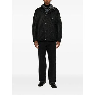 Barbour Waxed Cotton Jacket - Black
