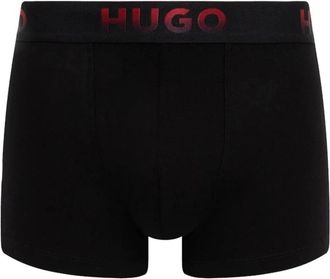 HUGO BOSS Homme, Sous-v&ecirc;tements, Noir, Taille: XL Boxer en coton m&eacute;lang&eacute;