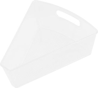 Cabilock 2 Stücke Elegante Fan-form Gemüse Platte Snack Tablett Heißer Topf Gericht Knödel Lagerung Box Pet Material