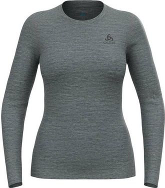 Odlo Damen Unterhemd BL TOP crew neck l/s MERINO 20