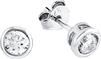 s.Oliver s. Oliver Ohrringe f&uuml;r Damen, Zirkonia / 925 Sterling Silber, Rhodiniert