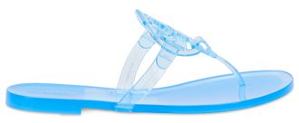 Tory Burch Womens Low Sandal Miller Jelly Blue Tpu